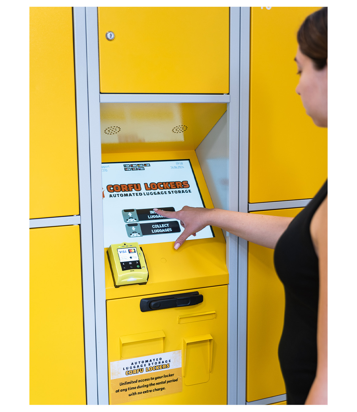 Yellow Lockers - Corfu Luggage Storage